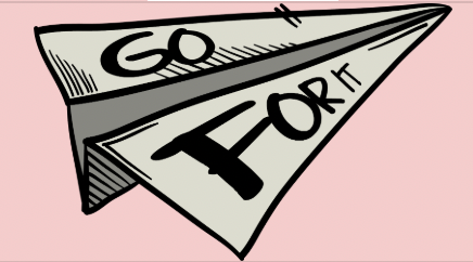 Go For It Sticker — Patches and Pins Fun Products