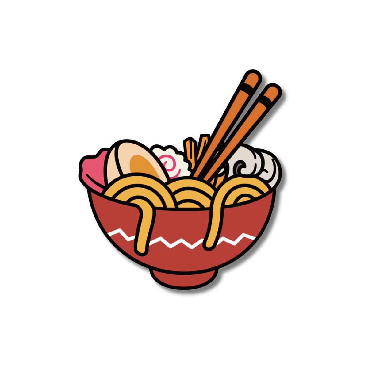 Ramen Sticker — Patches and Pins Fun Products