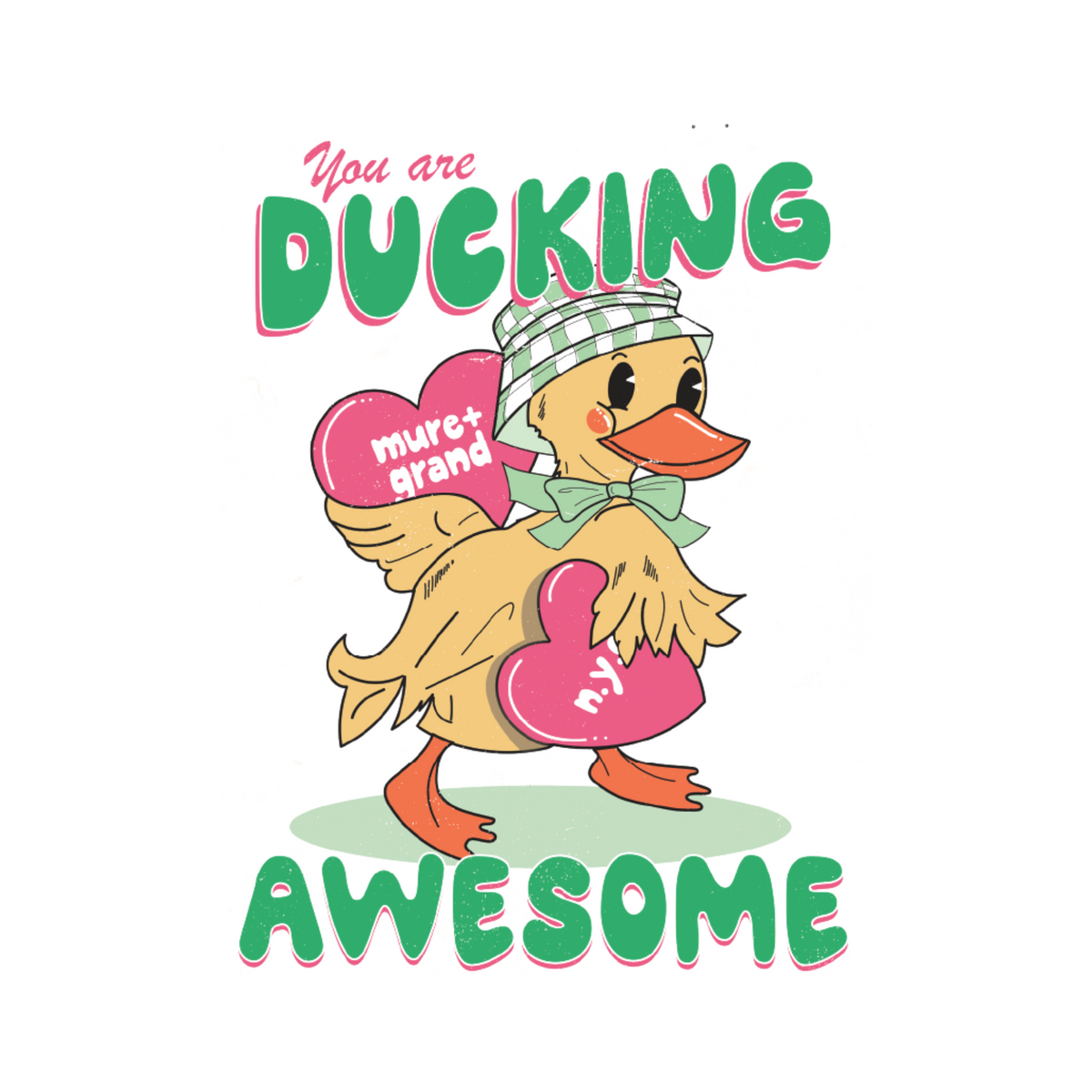 You Are Ducking Awesome Sticker — Patches and Pins Fun Products