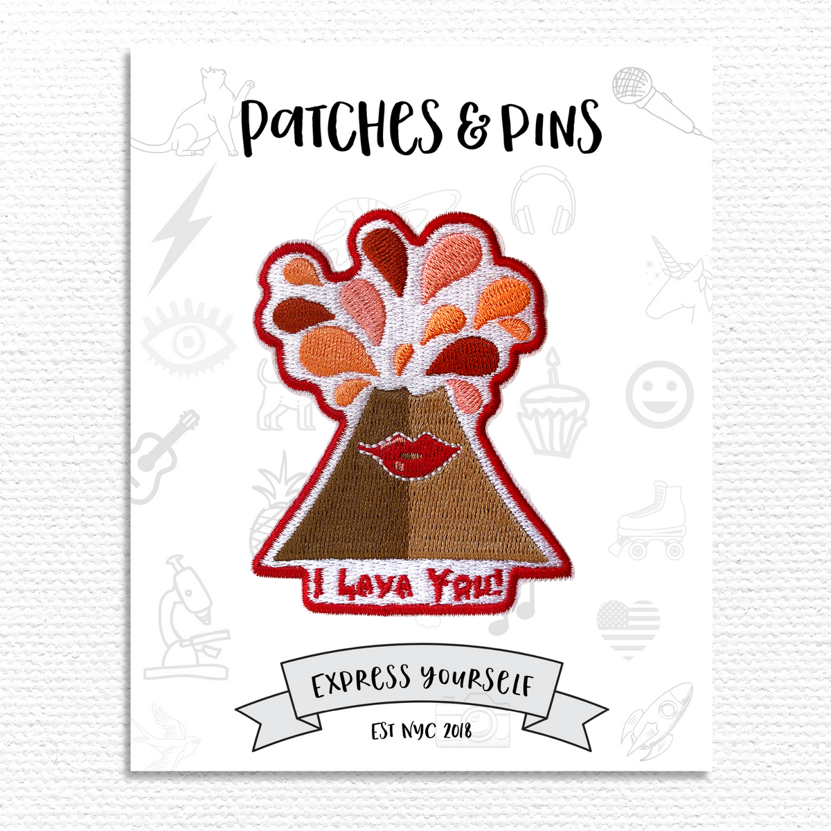 I lava you Patch — Patches and Pins Fun Products