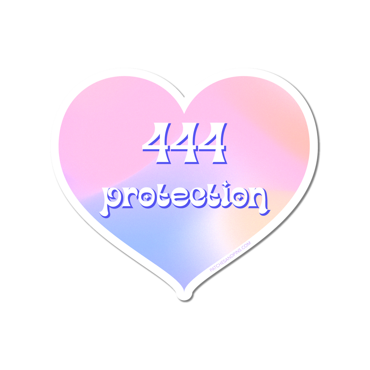 444 Protection Angel Numbers Sticker — Patches and Pins Fun Products