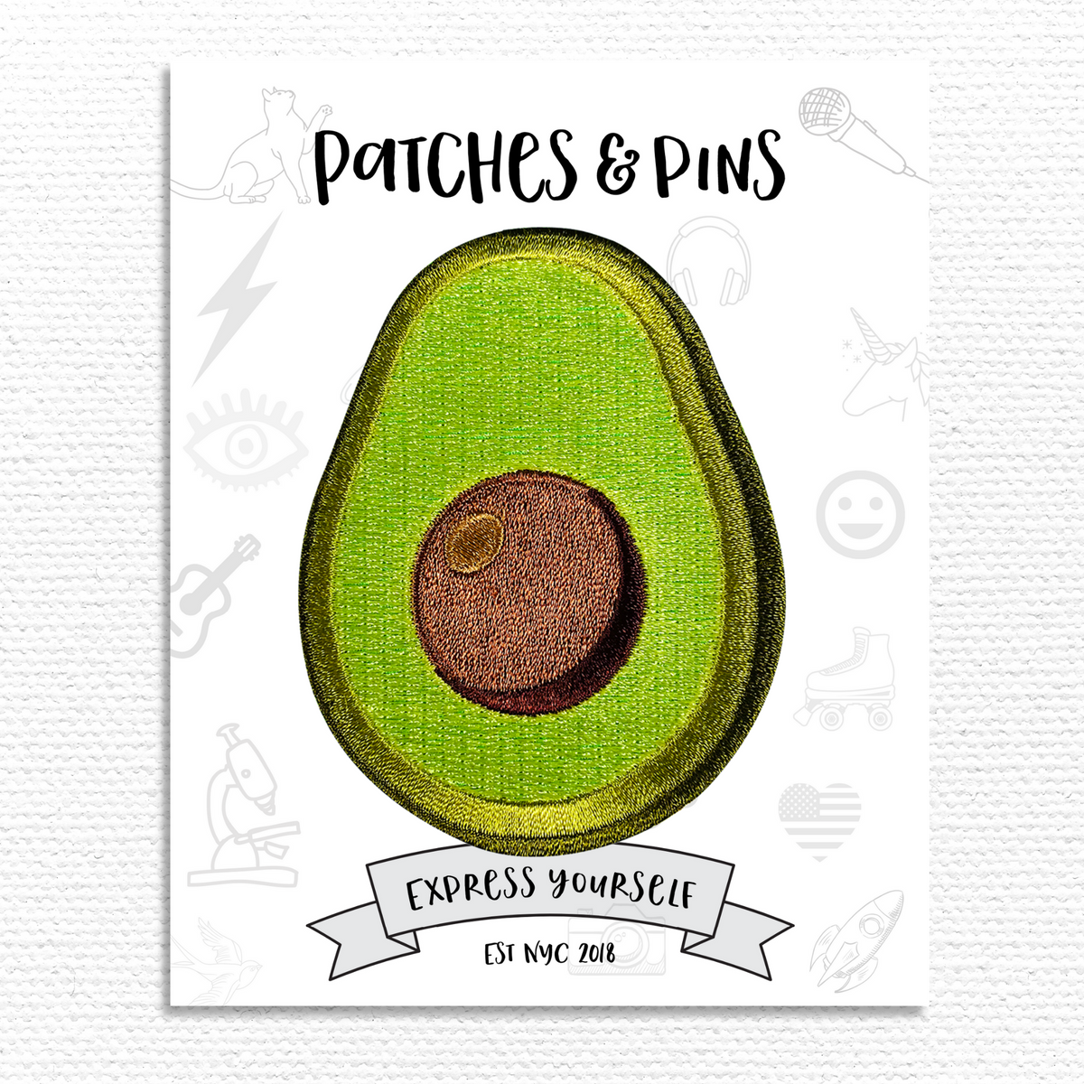 Avocado Patch — Patches and Pins Fun Products