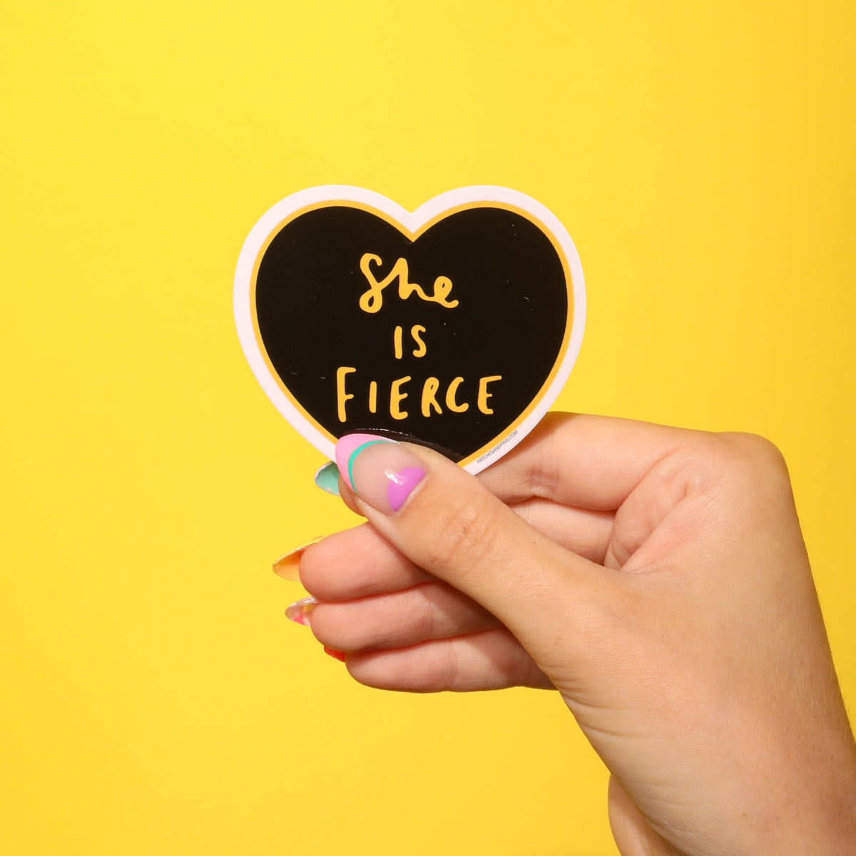 She is Fierce Sticker — Patches and Pins Fun Products