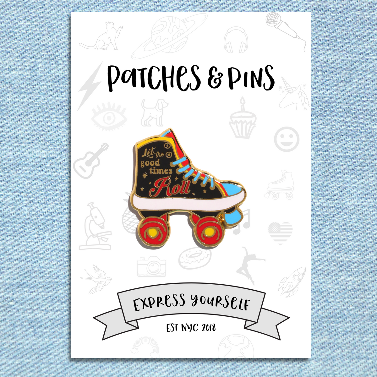 Good Times Enamel Pin — Patches and Pins Fun Products