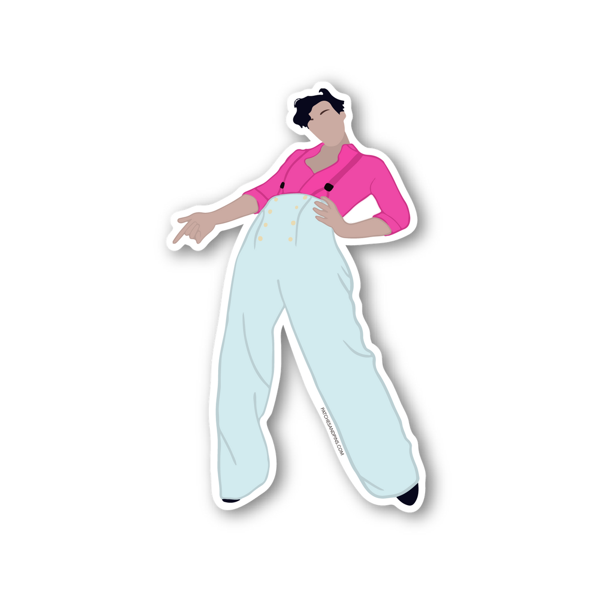Harry - Fine Line Sticker — Patches and Pins Fun Products