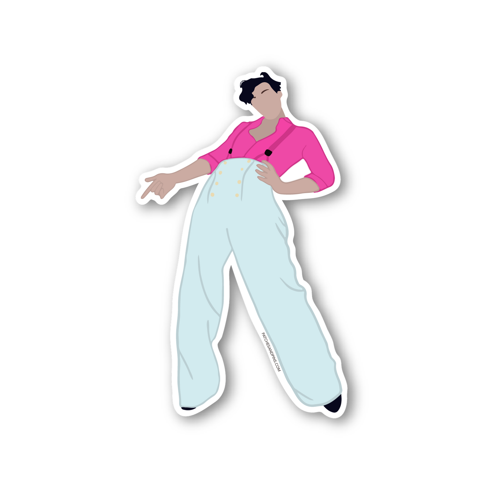 Harry - Fine Line Sticker — Patches and Pins Fun Products