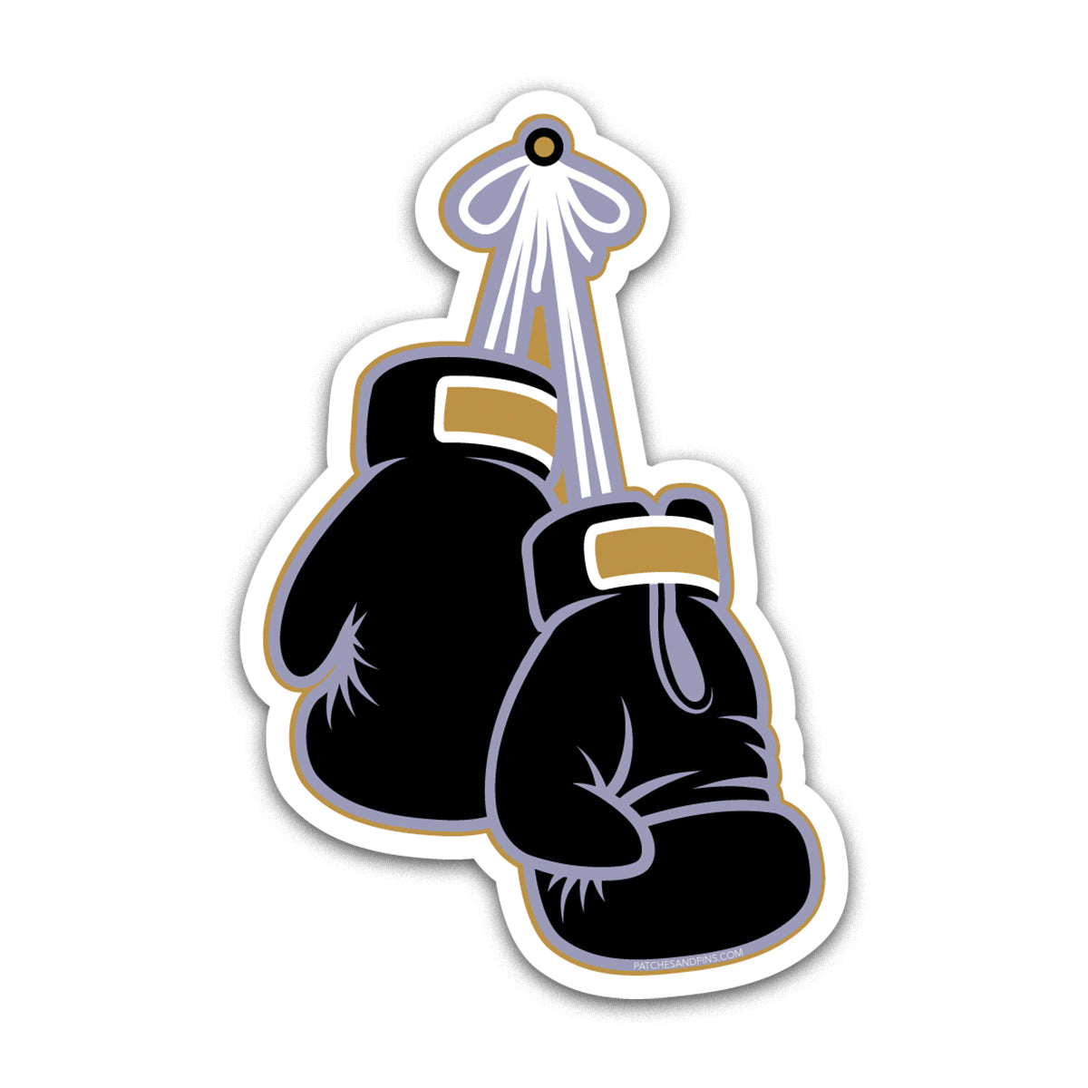 Boxing Gloves Sticker — Patches and Pins Fun Products