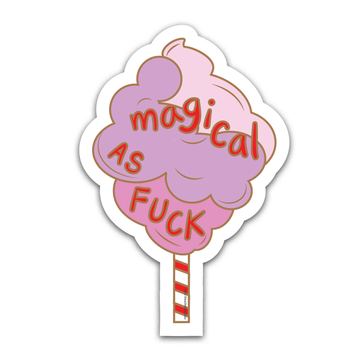 Magical As F*uck Sticker — Patches and Pins Fun Products