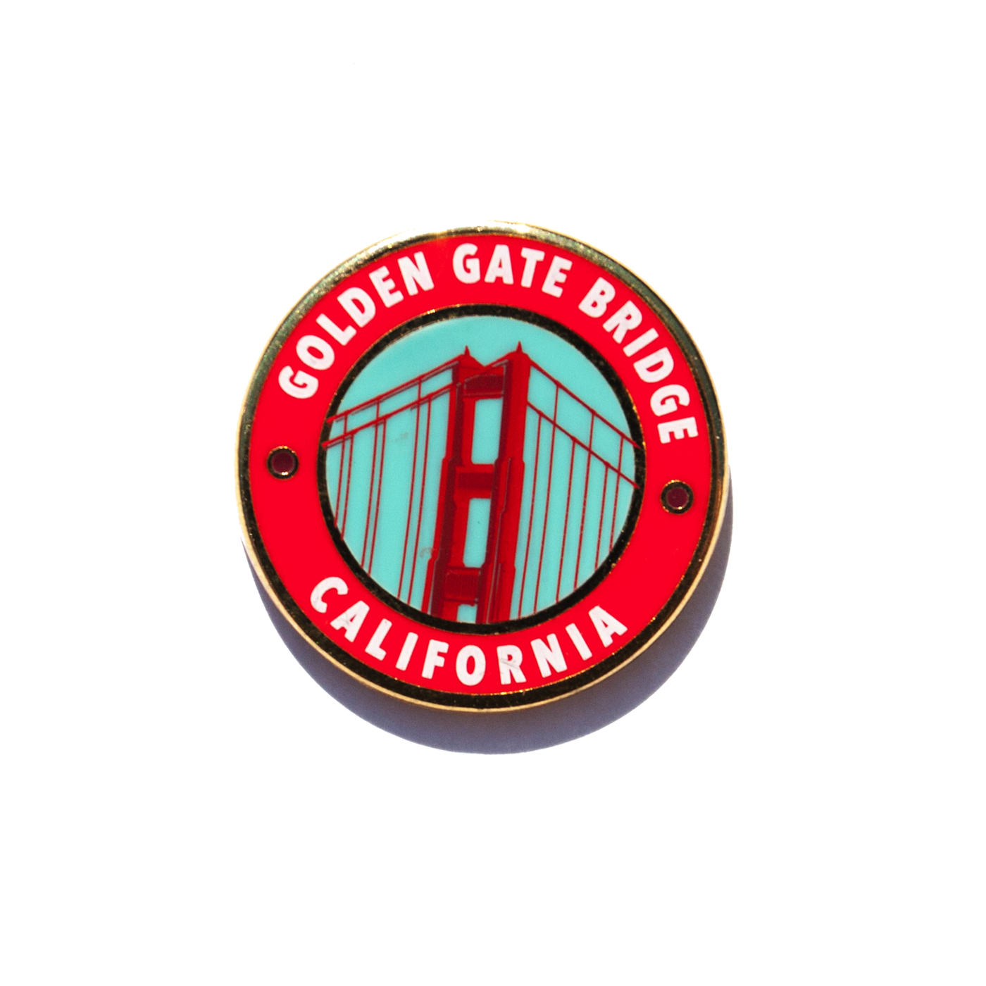 San Francisco Golden Gate Enamel Pin — Patches and Pins Fun Products